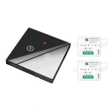 10a 스위치 컨트롤러 433mhz 스위치 고감도 젖은 손 강화 터치 무선 스위치 낙하 방지 가족 지능 시스템