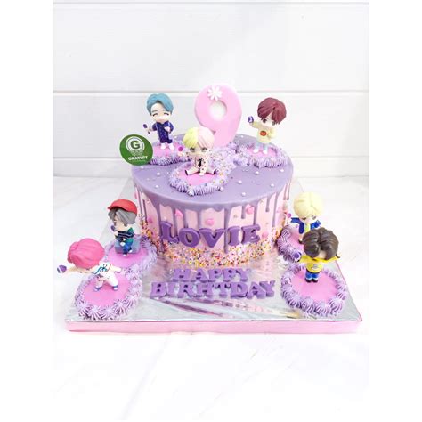 Jual Bts Birthday Cake Kue Ulang Tahun Shopee Indonesia
