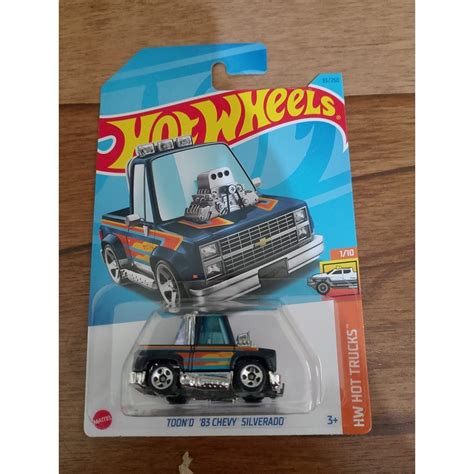 Jual HOTWHEELS TOON 83 CHEVY SILVERADO BIRU ORIGINAL MATTEL Shopee