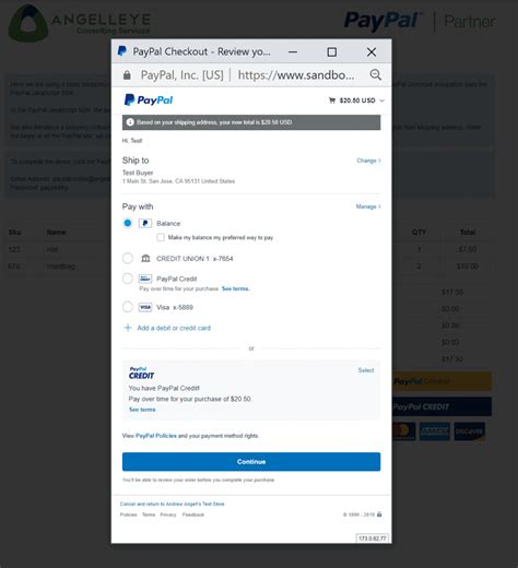 PayPal Checkout Orders API V2 Client Side Demo Kit AngellEYE