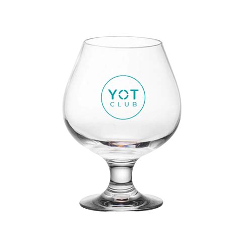 Branded Polycarbonate Goblet 350ml Cocktail Glasses Brand My Drinkware