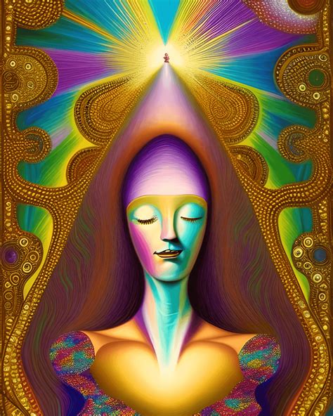 Dadaism Graphic With Divine Shimmer And New Age · Creative Fabrica