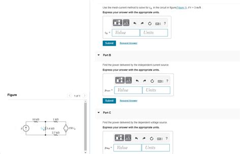 Solved Use The Mesh Current Method To Solve For Is In The Chegg Com