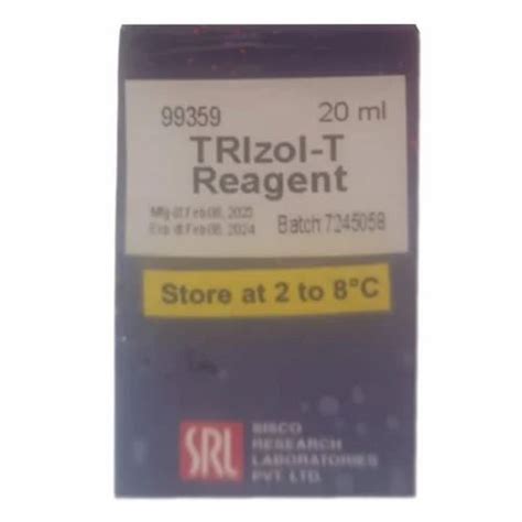20ml Trizol T Reagent At ₹ 1500 Piece Rna Isolation Kit In Chennai Id 26616980973