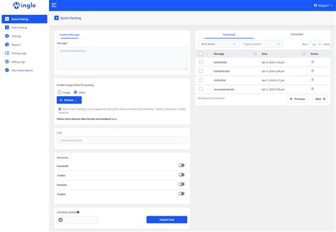 Mingle Saas Social Auto Poster And Scheduler Php Script By Wpweb
