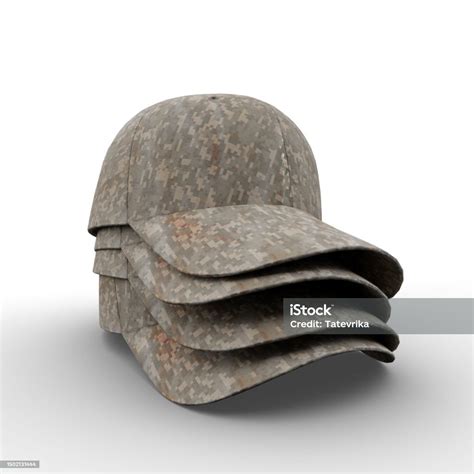 모형을 위해 흰색 배경에 모자가 쌓입니다 3d 그림입니다 클리핑 패스가 있는 파일 0명에 대한 스톡 사진 및 기타 이미지 0명 3차원 형태 공란 Istock