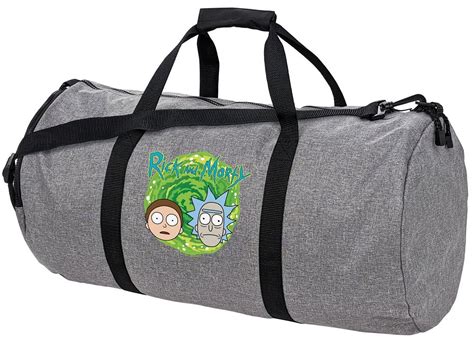 Rick And Morty Rick And Morty Heads Lightweight Duffel Bag For Sports