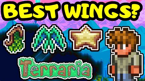 BEST AND EASIEST WINGS Terraria Wings Guide Best Wing Progression