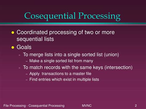 Ppt Cosequential Processing Powerpoint Presentation Free Download Id4475471