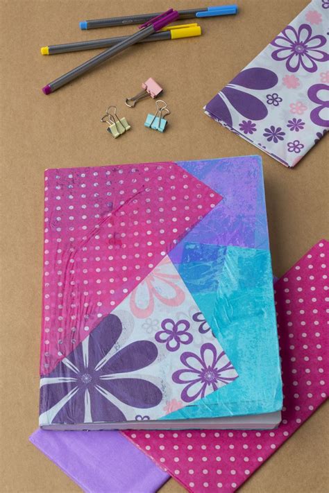 Cómo Forrar Cuadernos Con Papel China Forrar Cuadernos Cuadernos