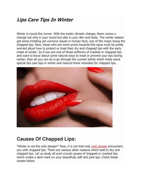 Lips Care Tips In Winter Lip Care Tips Lip Care Lips