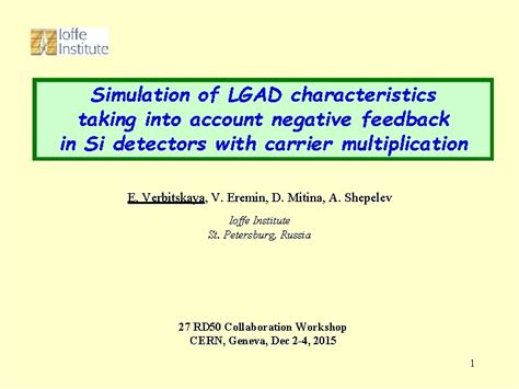 Simulation Of Lgad Characteristics Taking Into Account Negative