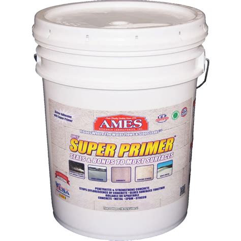 Ames Super Primer Semi Clear Bonding Primer 5 Gallon Multi Surface
