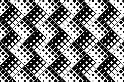 Seamless Monochrome Square Pattern Gráfico Por Davidzydd · Creative Fabrica