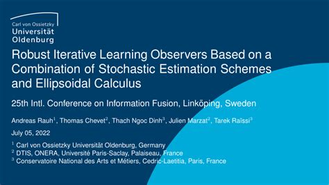 Pdf Robust Iterative Learning Observers Based On A Combination Of