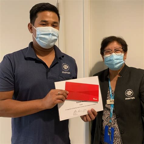 Moran Aged Care Congratulations To Raman Shrestha Ain