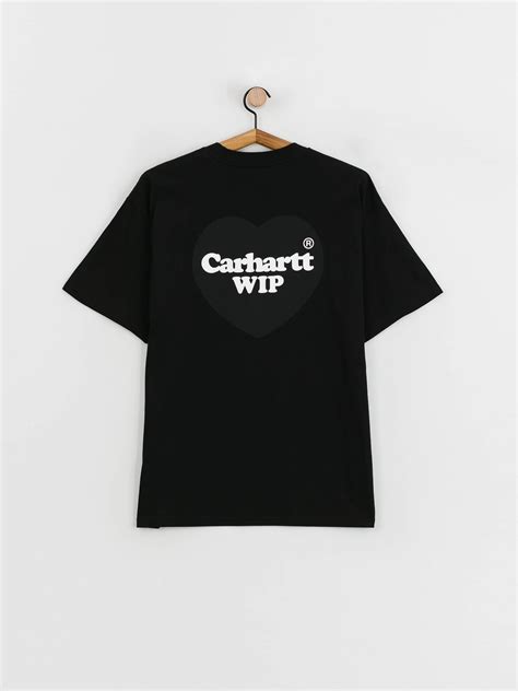 Carhartt Wip Double Heart T Shirt Black Black