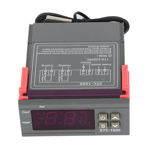 Digital Temperature Controller Temp Sensor Electric Thermostat Control 110220v