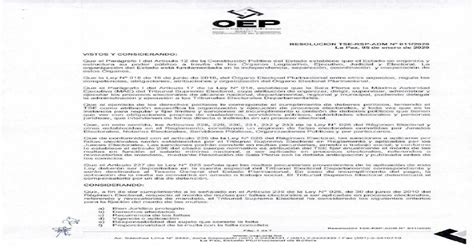 Órgano Electoral Plurinacional Democracias En Ejercicioestablecer