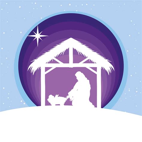 Mary Virgin And Jesus 5032400 Vector Art At Vecteezy