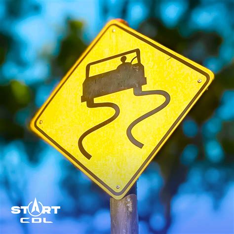 Slippery Road Sign What It Is