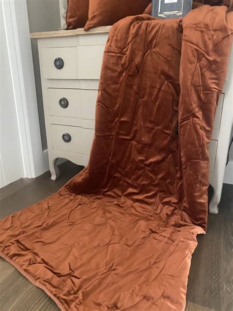 Harmony Rust Throw With 2 Matching Cushion Covers Willowandgreen