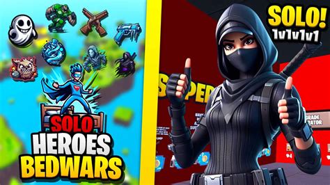 Solo Heroes Bedwars Fortnite Creative Map Code Dropnite