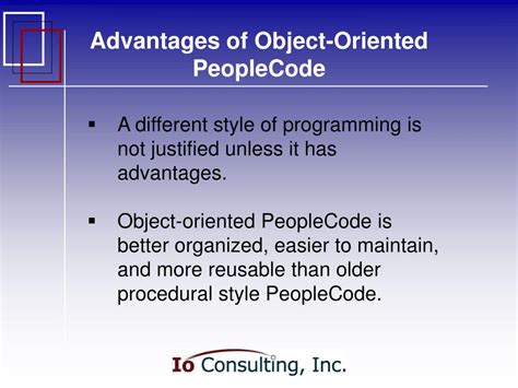 ppt object oriented peoplecode powerpoint presentation free download id 424215