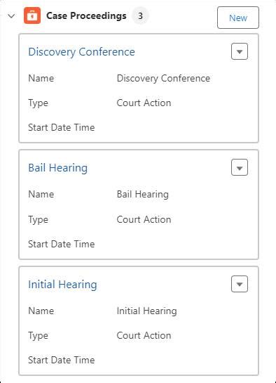 Explore Case Proceeding And Penalty Objects Salesforce Trailhead