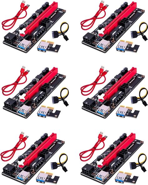 Buy PCIE Riser X To X Graphics Extension For GPU Mining Powered Riser Adapter Card Cm USB