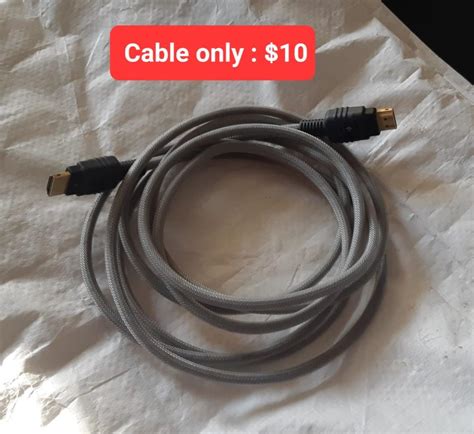 Logitech 3 Metre Hdmi Audio Video Cable 4k Mobile Phones And Gadgets