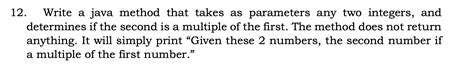 Solved Write A Java Method That Takes As Parameters Any Chegg Com