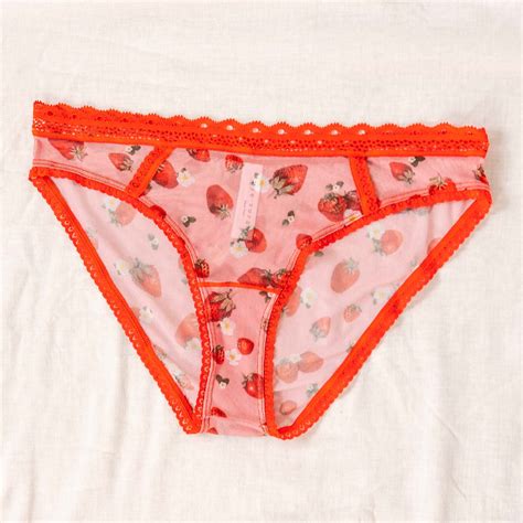 Strawberries And Cream Printed Bikini