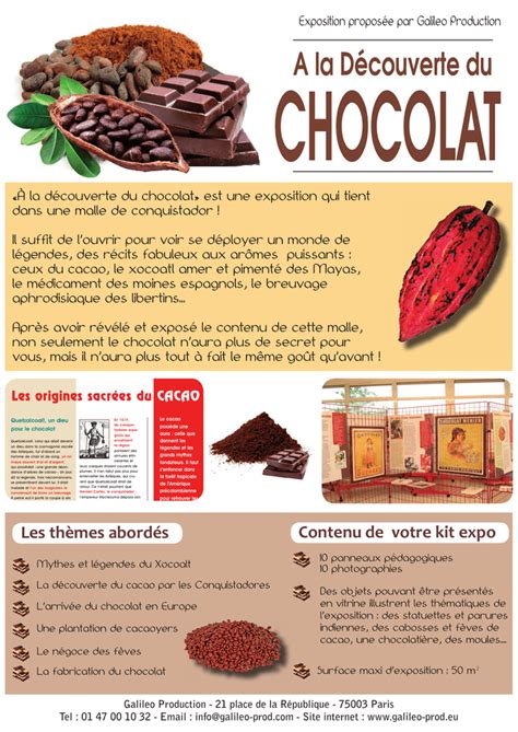 Fiche Technique Malle La D Couverte Du Chocolat
