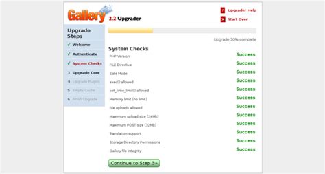 gallery upgrade fastwebhost tutorials