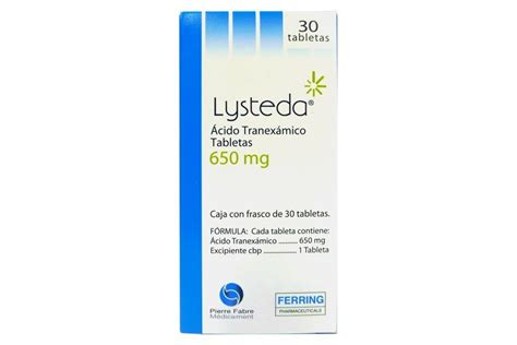 Lysteda 650mg Oral 30 Tabletas