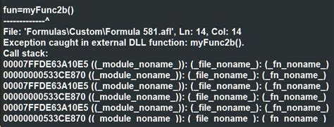 Dll Exception When Set Array Plug Ins Amibroker Community Forum