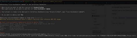 Parameter ScheduleExpression Is Not Valid Issue 2 Dvalbuena1 Visa