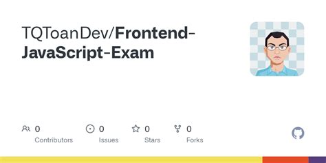 GitHub TQToanDev Frontend JavaScript Exam