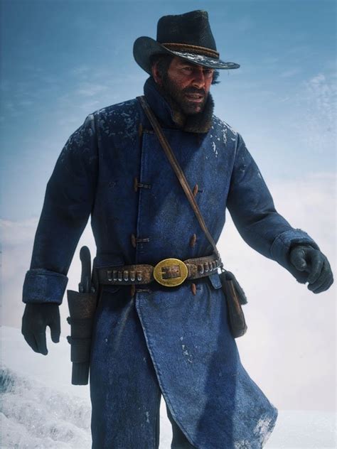 Arthur Morgan Red Dead Redemption Blue Coat Arthur Morgan