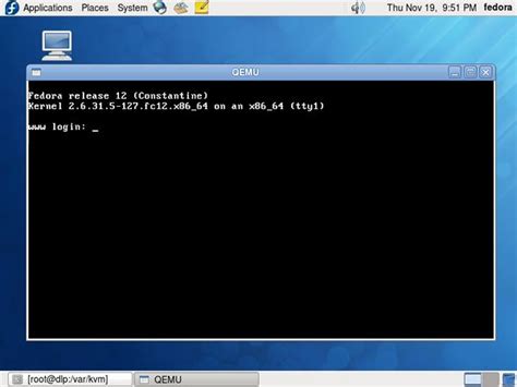 Fedora 12 KVM QEMU ゲストOSインストール Server World