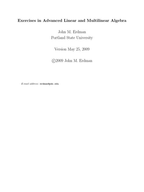 multi linear algebra pdf pdf basis linear algebra vector space