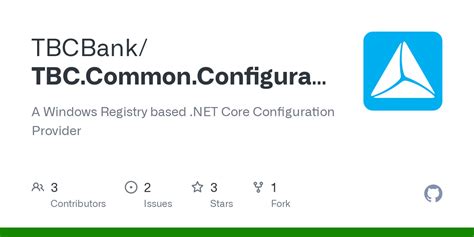 Github Tbcbanktbccommonconfigurationregistry A Windows Registry