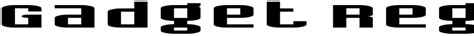 Gadget Font Download Free For Desktop And Webfont