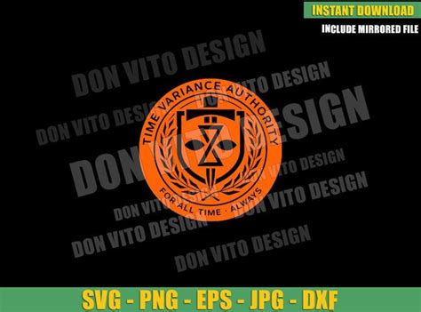 Tva Marvel Badge Svg Png Time Variance Authority Logo Cut File Cricut