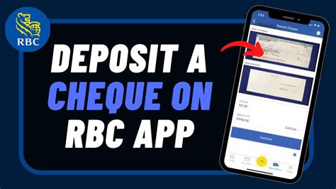 How To Deposit A Cheque Using RBC Mobile App Royal Bank Of Canada
