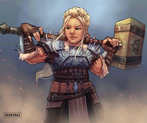Dwarf Barbarian By Darkenaz On Deviantart