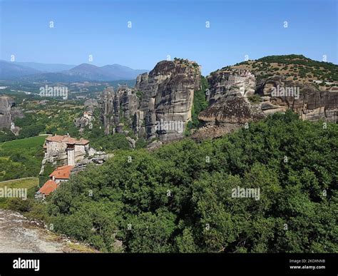 Greece Monasteries Of Varlaam Great Meteoron St Anapafsas And