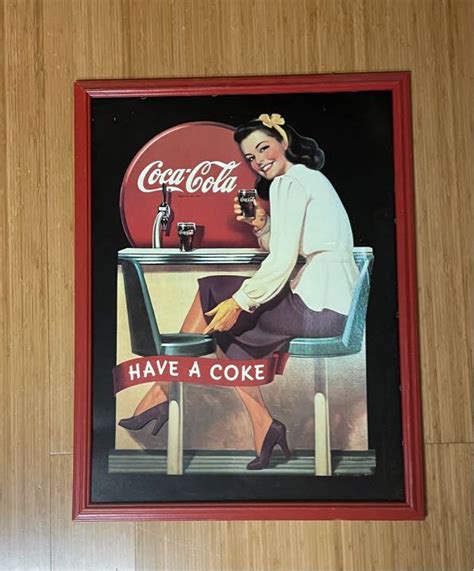 Coca Cola コカ・コーラ 看板 昭和レトロ ブリキ ビンテージ【中古】 メルカリ