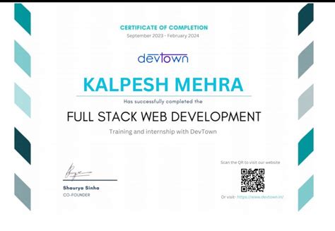 Kalpesh Mehra On Linkedin Certification Professionalgrowth Lifelonglearning Devtown